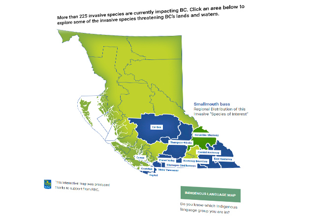 ISCBC Digital Interactive Map for BC Invasive Species - Digital ...